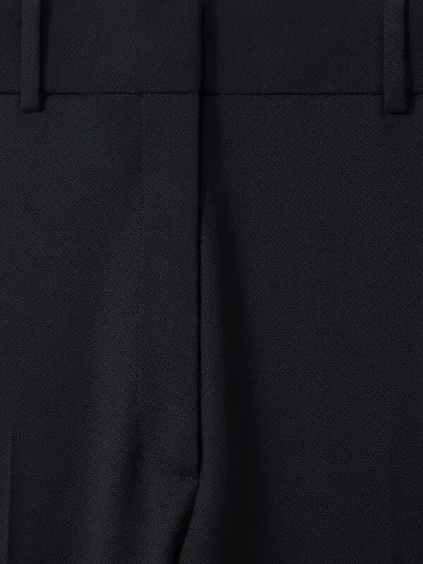 REISS Petite Wool-blend Tailored Flared Suit Trousers