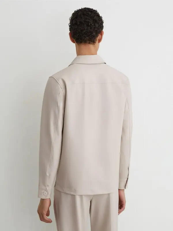 REISS Technical Regular-fit Overshirt