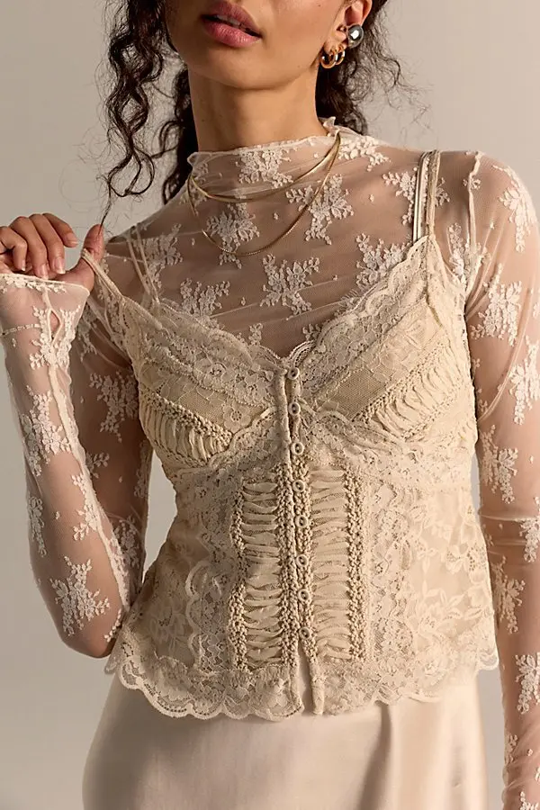 INTIMATELY Bloom Service Cami At - Tea