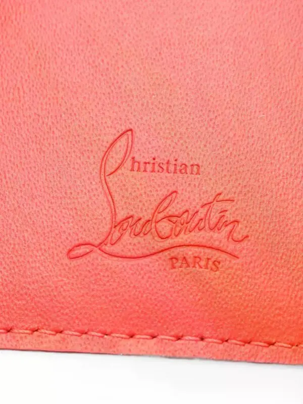 CHRISTIAN LOUBOUTIN 2010s Paloma Studded Trifold Wallet