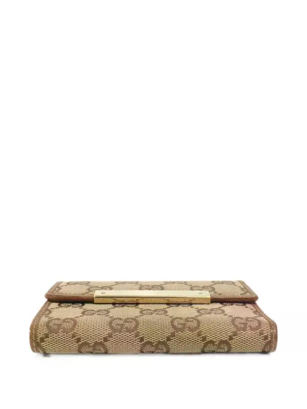 Gucci Gg Canvas Tri-fold Wallet