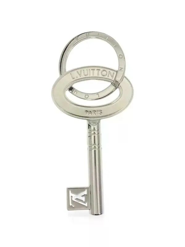 LOUIS VUITTON 2015 Porte Cle Travel Key Ring - Silver