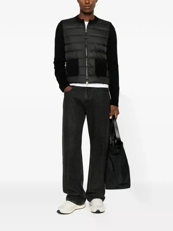 Moncler Padded Logo-patch Bomber Jacket