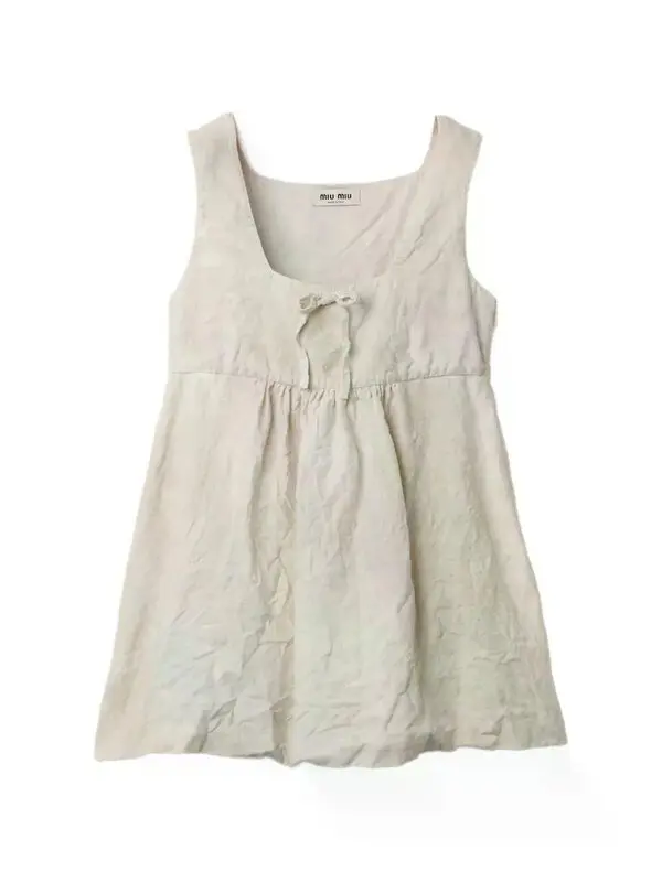 Miu Miu Linen Mini Dress