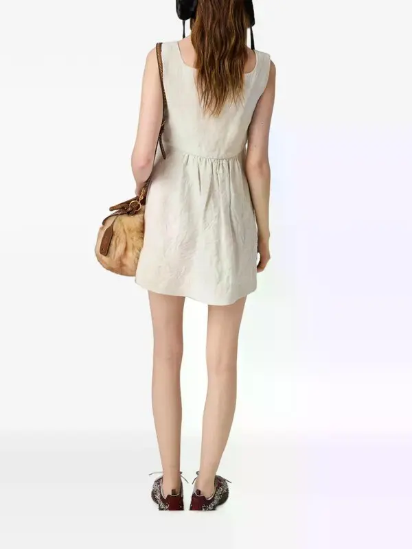 Miu Miu Linen Mini Dress