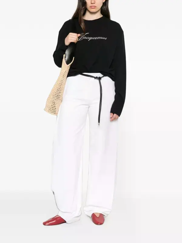 Jacquemus Logo-print Long-sleeve T-shirt