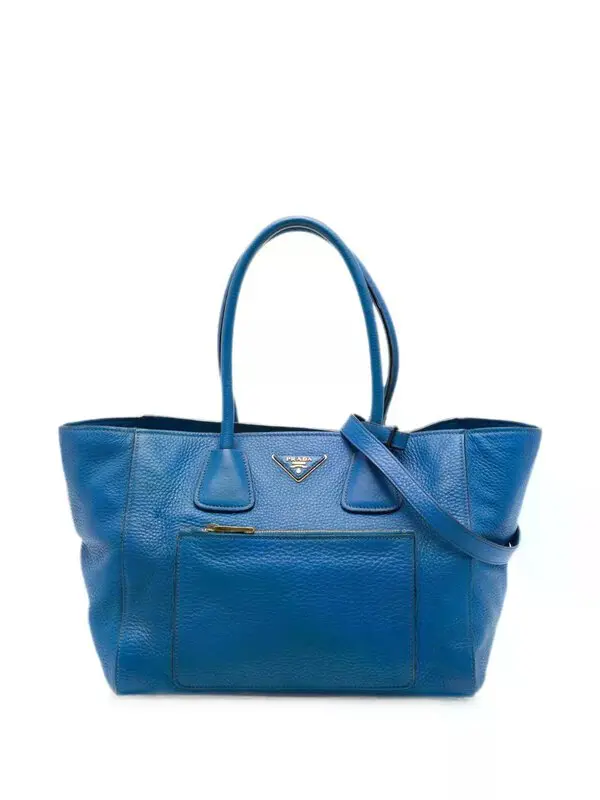 Prada Vitello Daino Convertible Tote Satchel