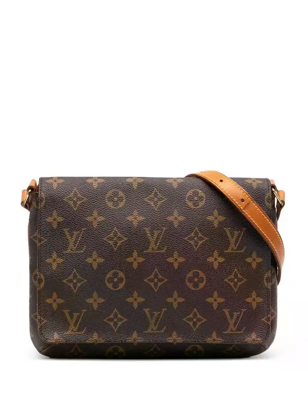 LOUIS VUITTON Monogram Musette Tango Short Strap Shoulder Bag - Brown