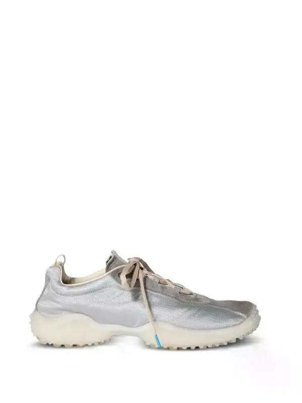 Miu Miu Bubble Technical Fabric And Suede Sneakers