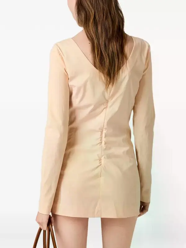 Miu Miu Stretch Poplin Mini-dress