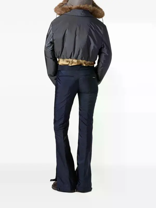 Miu Miu Technical Fabric And Shearling Windbreaker