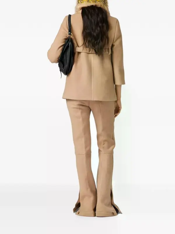 Miu Miu Single-breasted Double Wool Coat