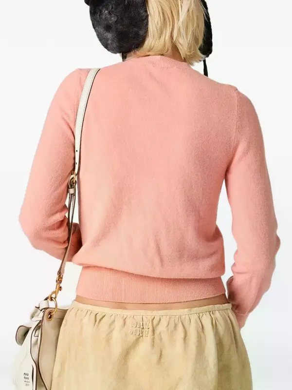 Miu Miu V-neck Wool Cardigan