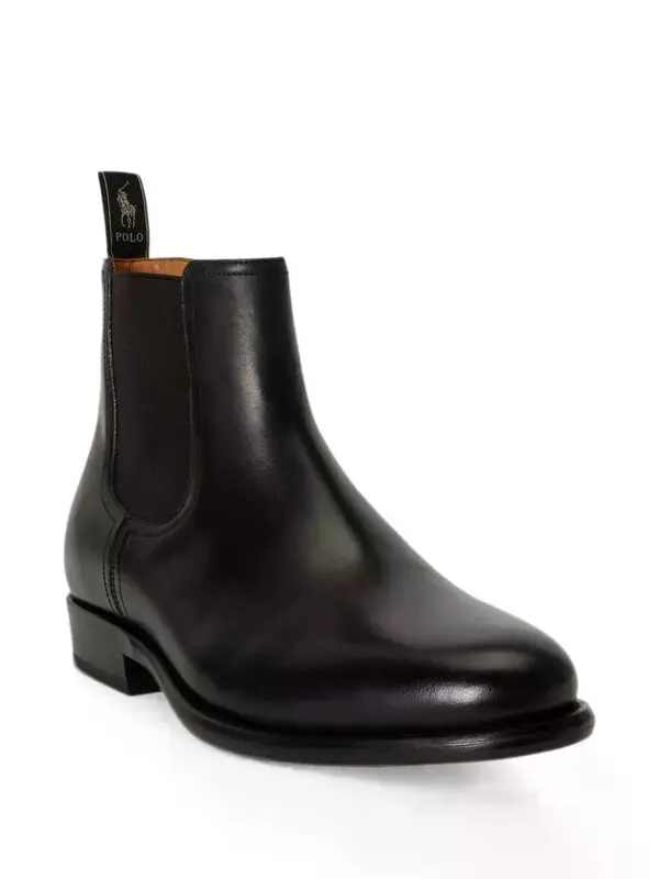 Polo Ralph Lauren Owen Leather Chelsea Boots - Black