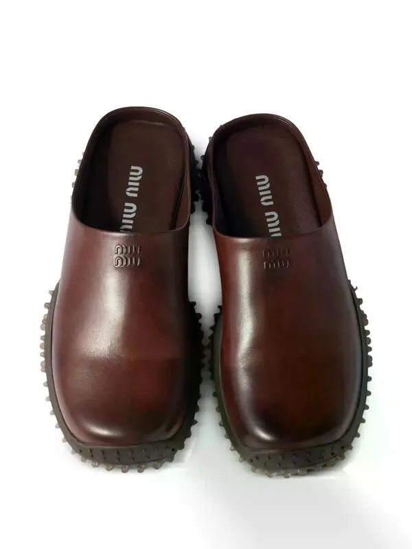 Miu Miu Leather Mules