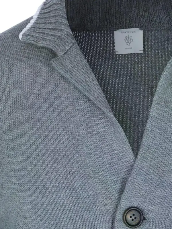 Eleventy Button-up Wool Cardigan