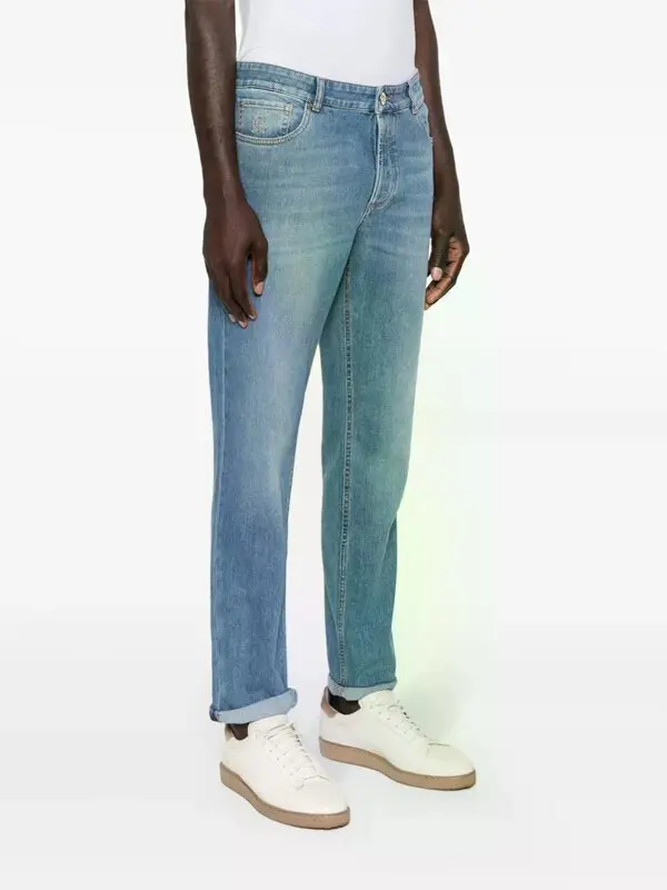 Brunello Cucinelli Mid-rise Straight-leg Jeans