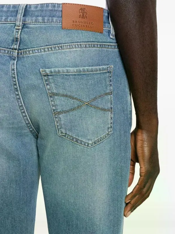 Brunello Cucinelli Mid-rise Straight-leg Jeans