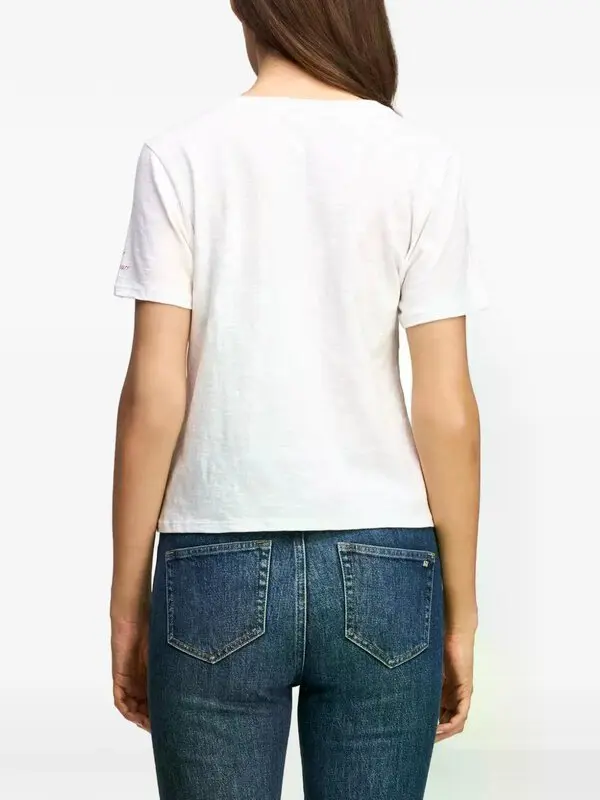 Cinq À Sept Slogan-print Short-sleeve T-shirt
