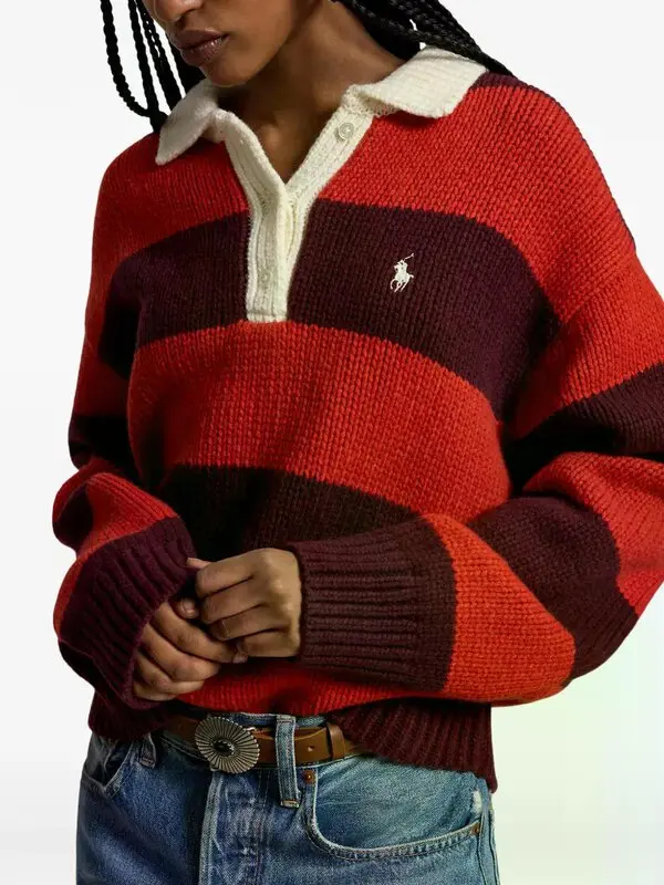 Polo Ralph Lauren Striped Rugby Polo Sweater