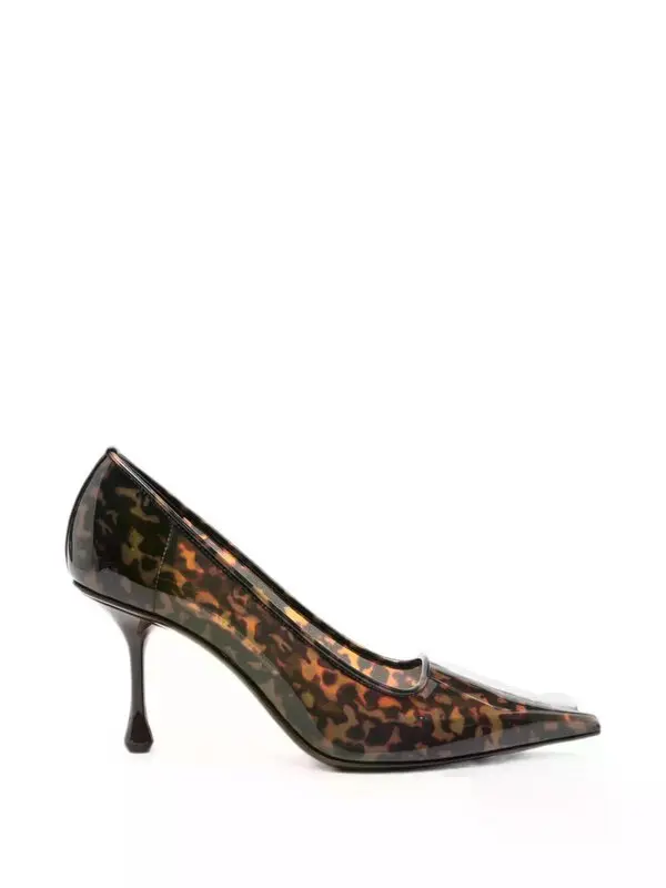 JIMMY CHOO Ixia Tortoise-pattern Pumps - Brown