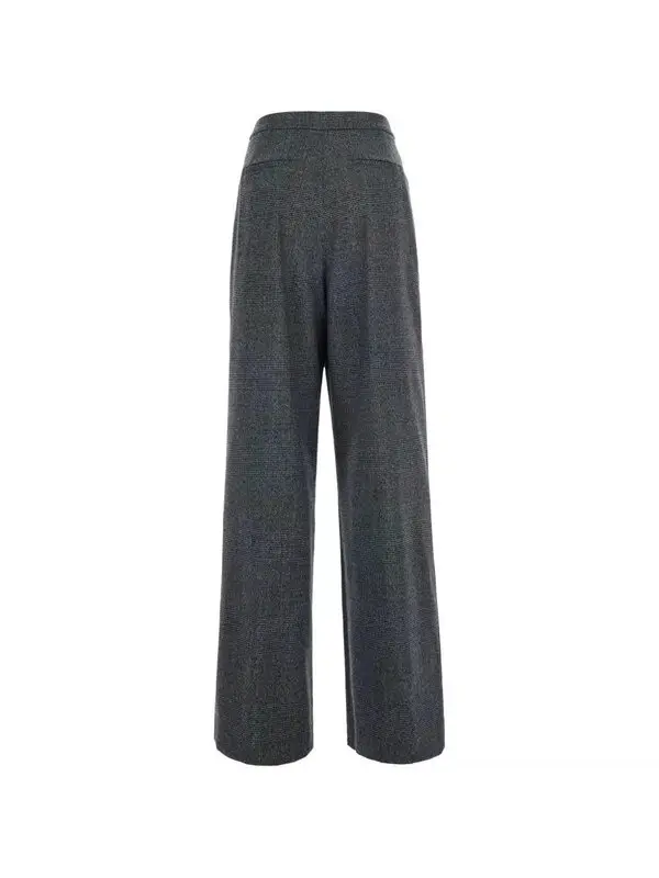 PT TORINO Check Pleated Trousers