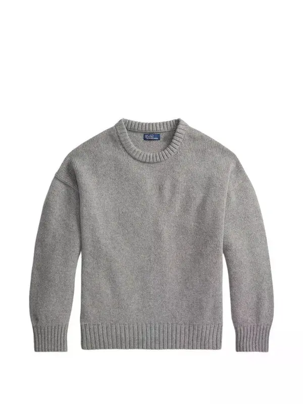 Polo Ralph Lauren Drop-shoulder Wool Sweater - Grey