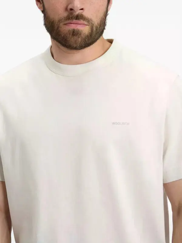 Woolrich Logo-embroidered Cotton T-shirt