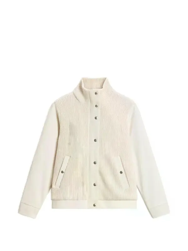 Woolrich Ribbed Long-sleeve Bomber Jacket
