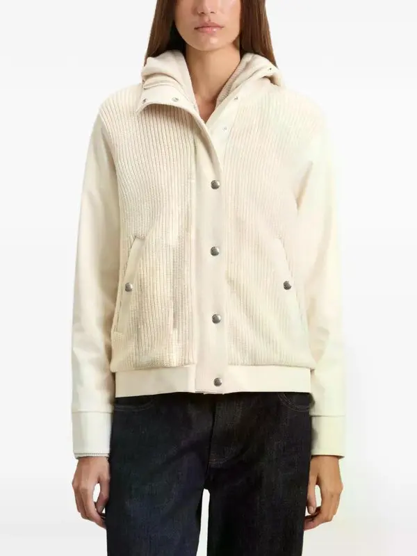 Woolrich Ribbed Long-sleeve Bomber Jacket