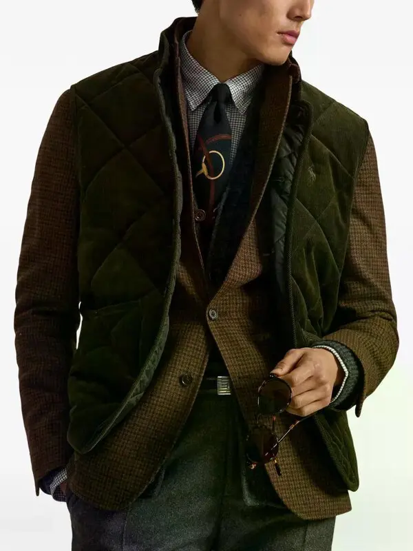 Polo Ralph Lauren Quilted Corduroy Vest - Green