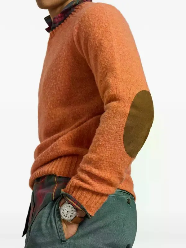 Polo Ralph Lauren Elbow-patch Raglan-sleeve Sweater