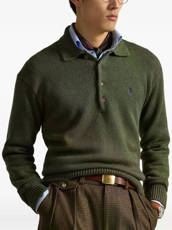 Polo Ralph Lauren Cotton Shaker-stitch Knit Sweater