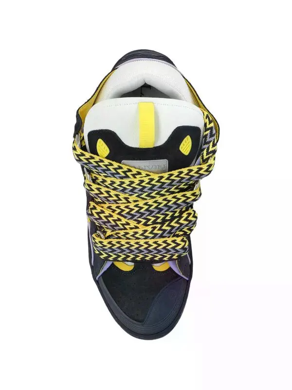 LANVIN Curb Panelled Sneakers
