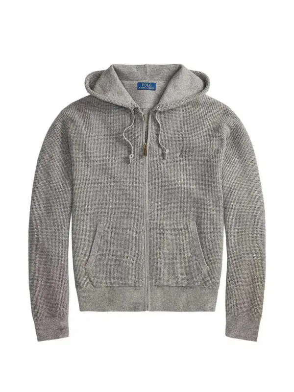 Polo Ralph Lauren Waffle-knit Zip-up Hoodie