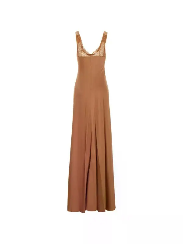 FORTE_FORTE Maxi Lace-trim Dress