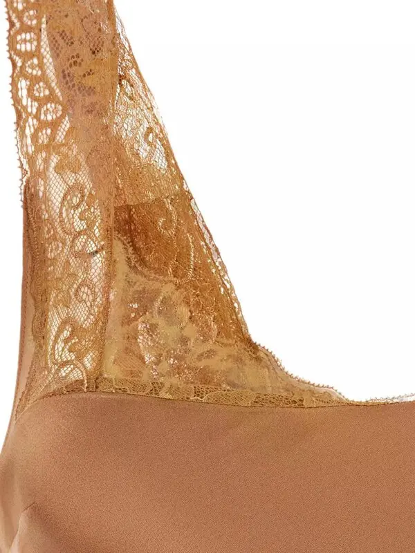 FORTE_FORTE Maxi Lace-trim Dress