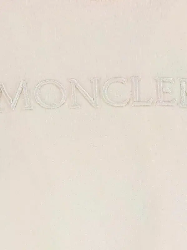 Moncler Embroidered Tonal-logo Cotton T-shirt