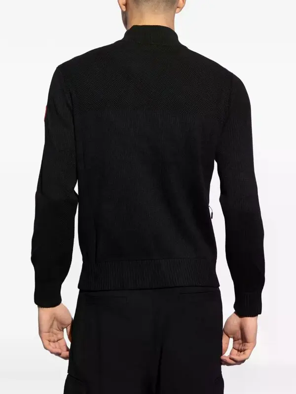 Canada Goose Hybridge Quilted Front Sweater