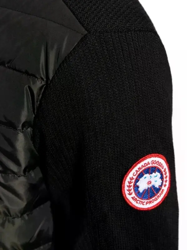 Canada Goose Hybridge Quilted Front Sweater