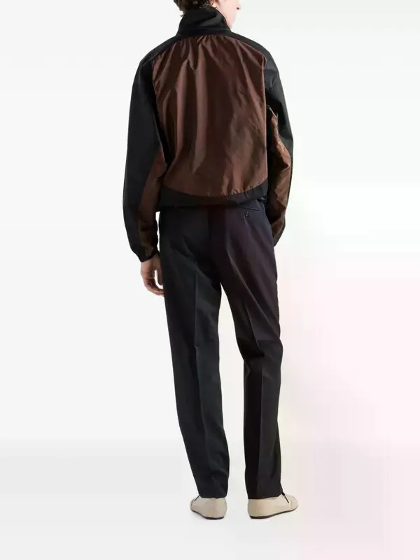 Prada Re-nylon Jacket With Enamelled Triangle Logo