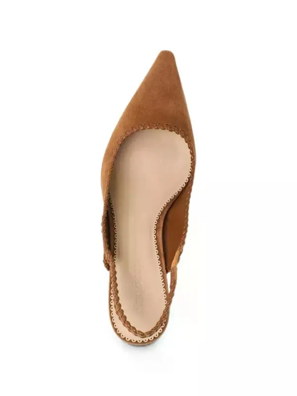 Cinq À Sept Sylvie Braided-trim Slingback Pumps