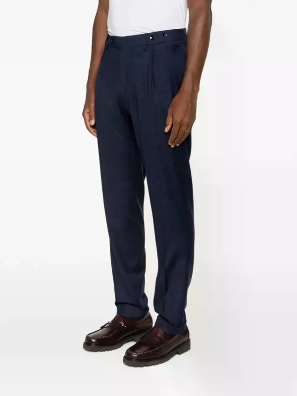 BERWICH Pleated Wool Trousers