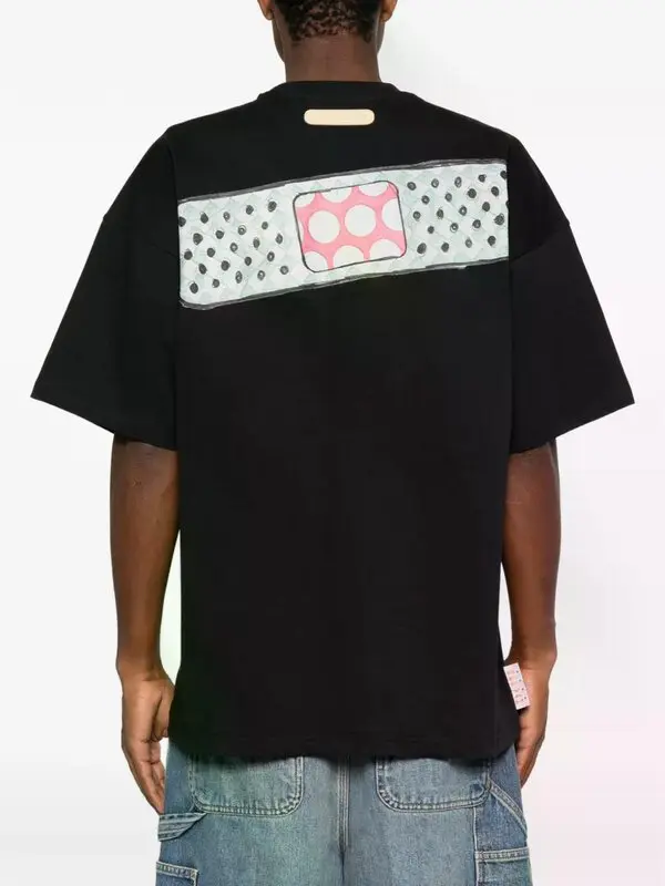 PDF Graphic-print T-shirt - Black