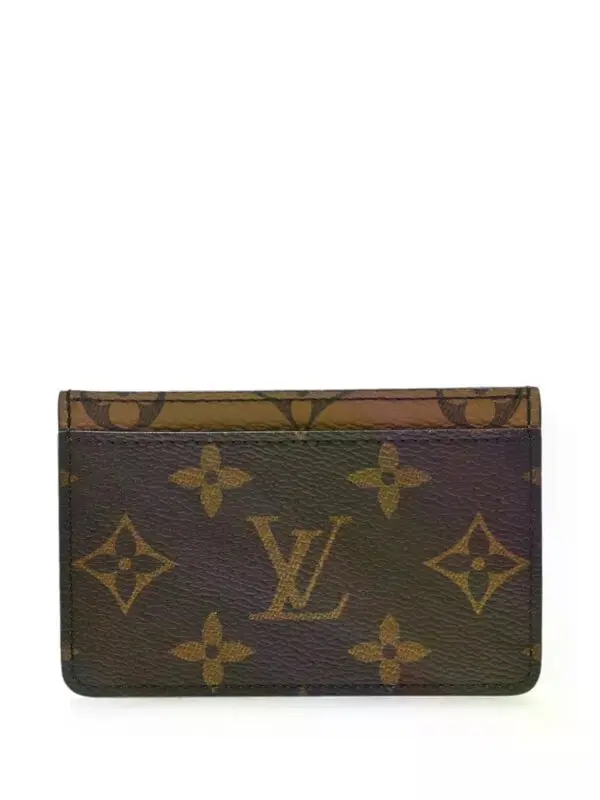 LOUIS VUITTON 2021 Monogram Reverse Card Holder
