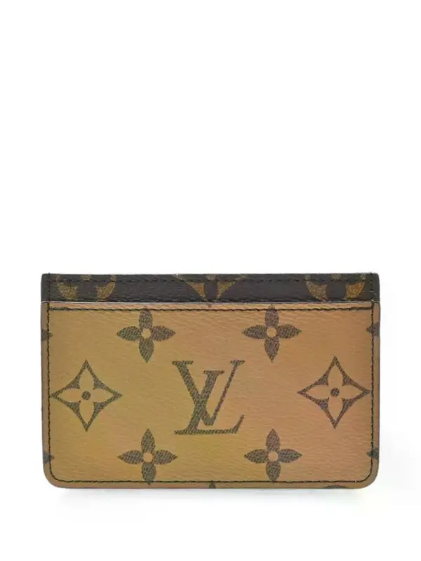 LOUIS VUITTON 2021 Monogram Reverse Card Holder