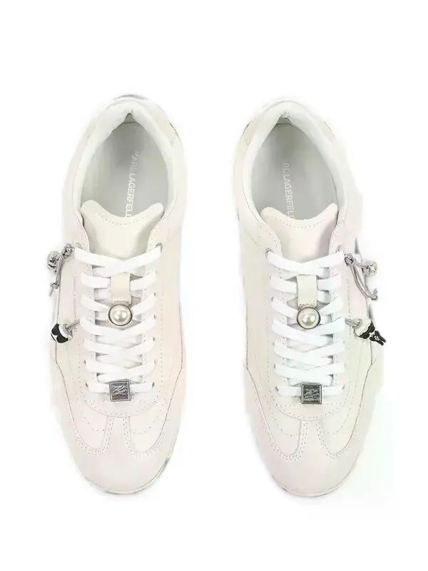 Karl Lagerfeld Charm-embellished Panelled Sneakers
