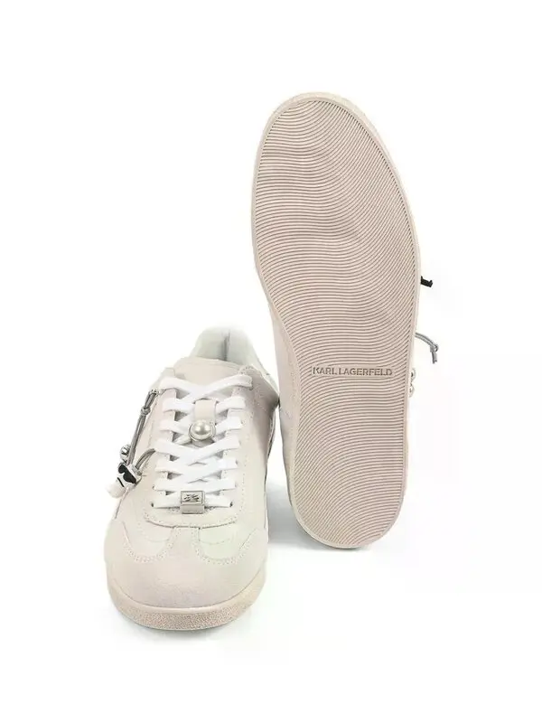 Karl Lagerfeld Charm-embellished Panelled Sneakers