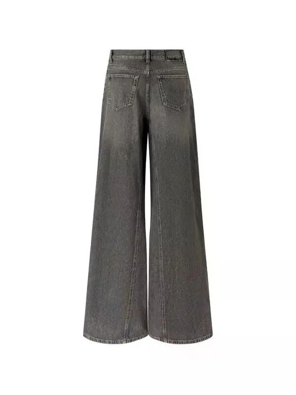 Pinko Flared Jeans With Super Wide Leg