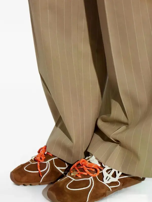 NAKED WOLFE Adored Suede Lace-up Sneakers